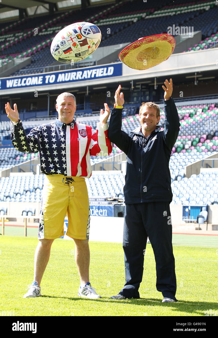 Scotland 7's Rugby Head Coach, Graham Shiel and Former British Lions ...