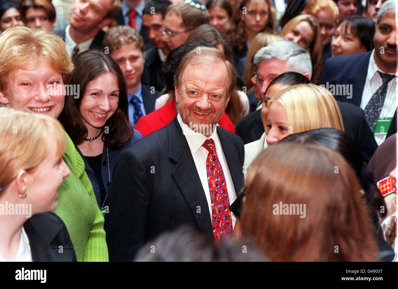 Foreign Secretary Robin Cook meets visitors during a Foreign Office ...