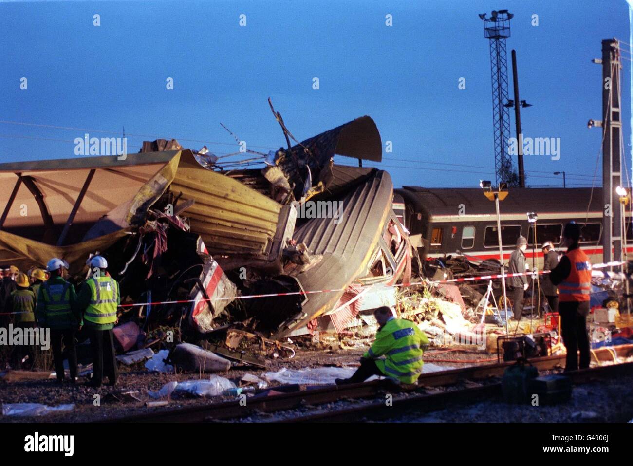 Train crash killed seven people hi-res stock photography and images - Alamy