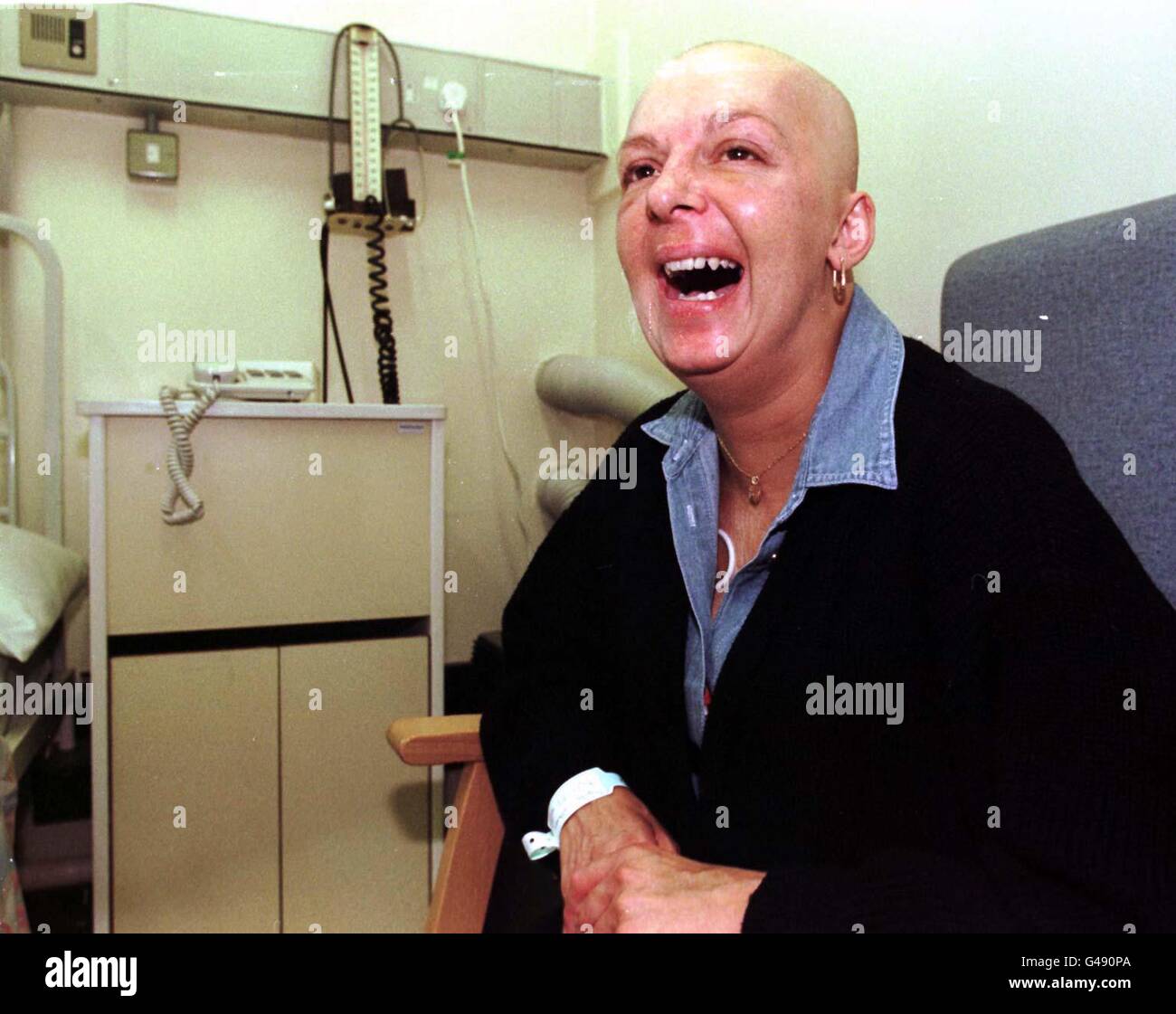 Leukaemia sufferer Angela Latham, a 34 year-old mother of two, leaves ...