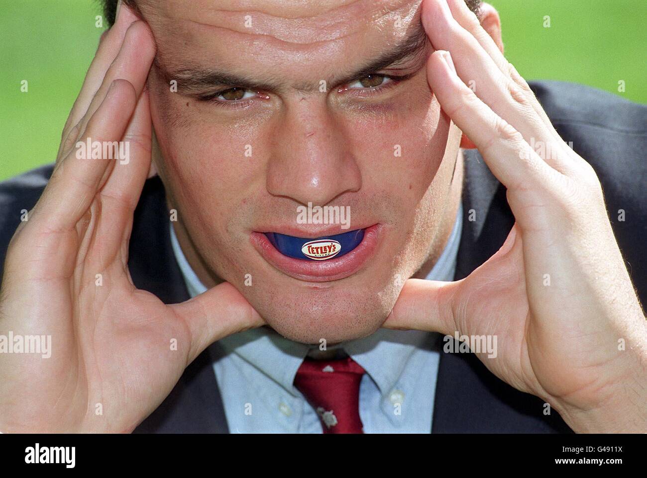 1997 British Lions captain Martin Johnson at a photocall today to ...