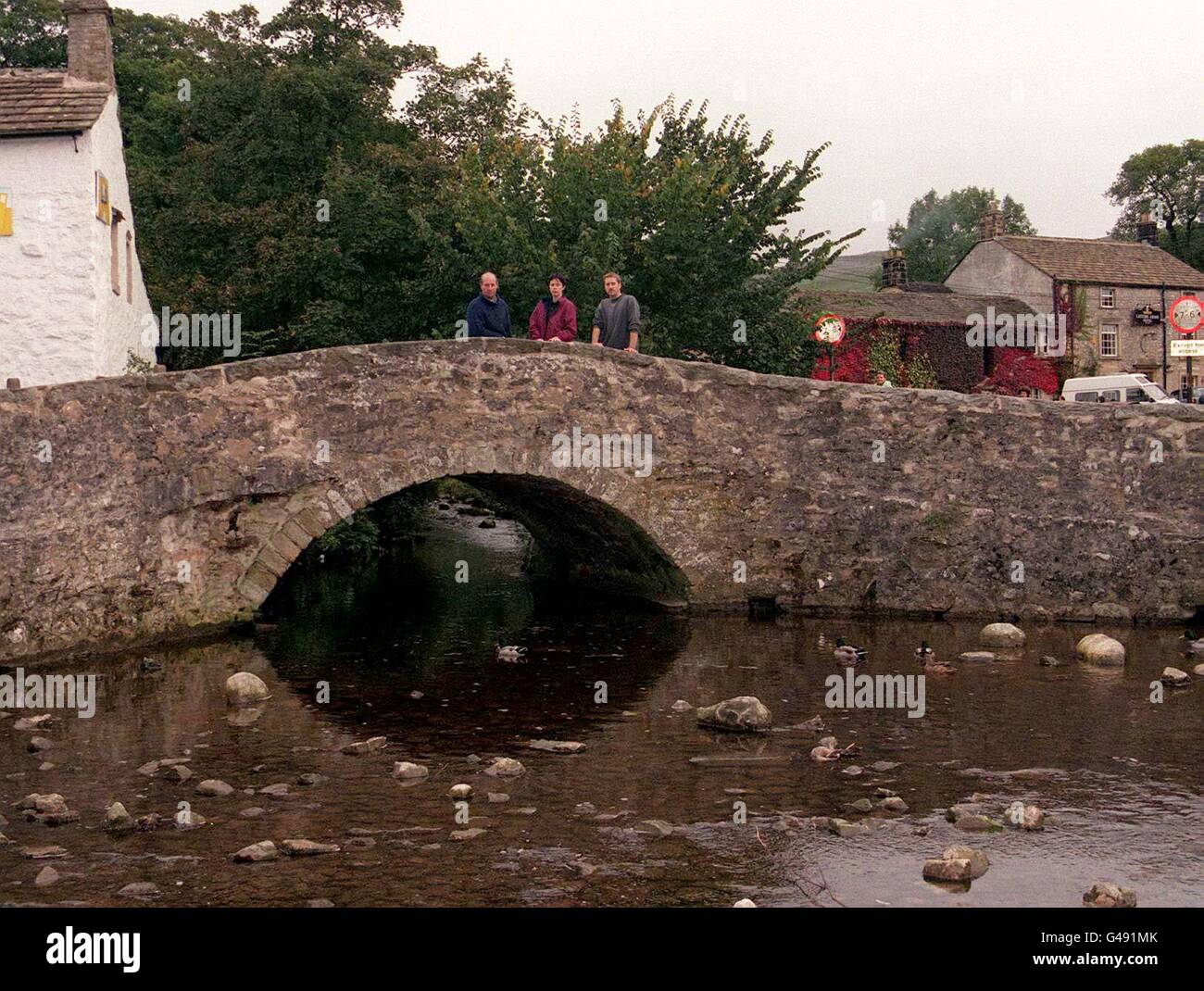 A village cut in half by restrictions on Monk Bridge, Malham, (pictured ...