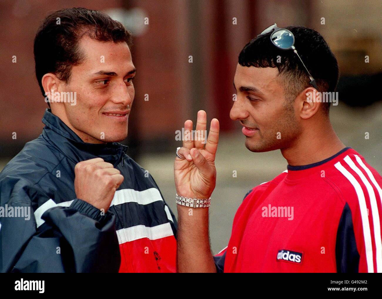 BOXING Hamed&Badillo 2 Stock Photo - Alamy