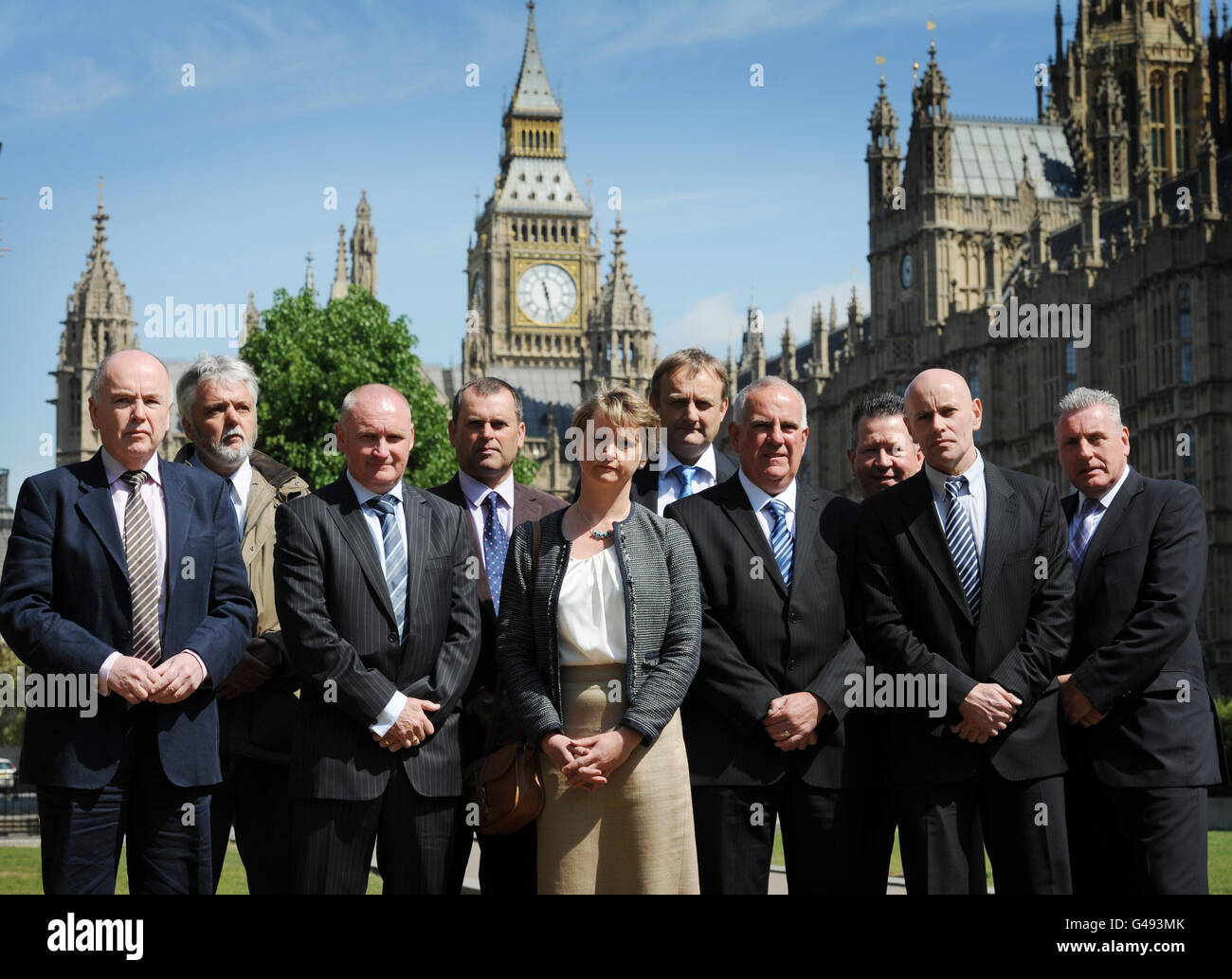 Shadow home secretary Yvette Cooper with shadow police minister Vernon ...