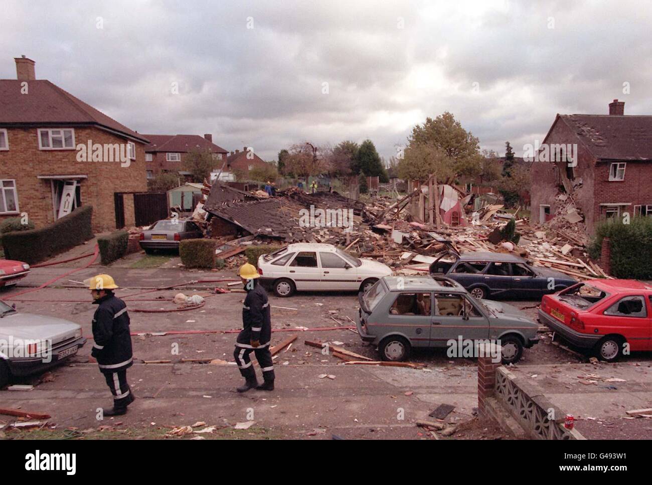 Fire Blast/Loughton daylight Stock Photo - Alamy