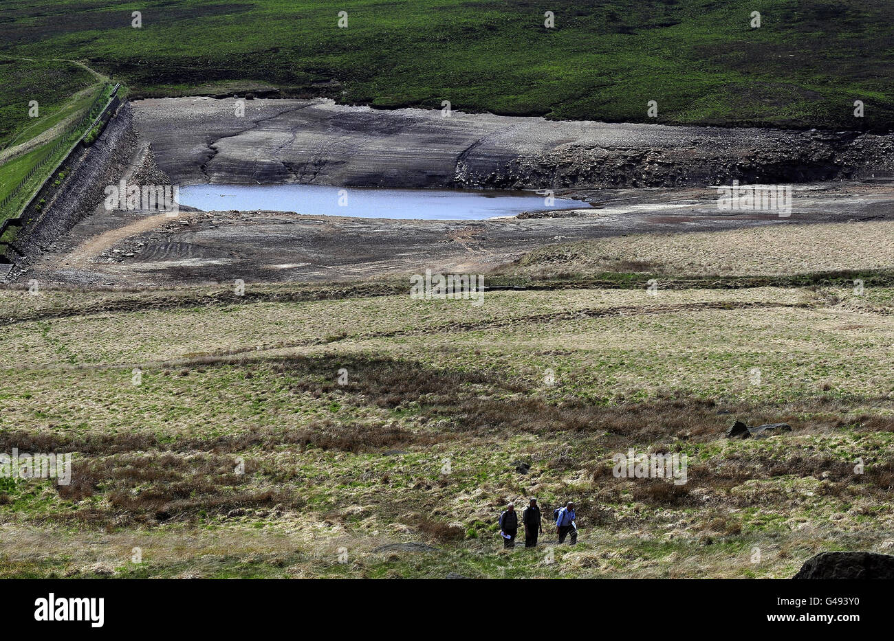 Dramatically low water levels hi-res stock photography and images - Alamy