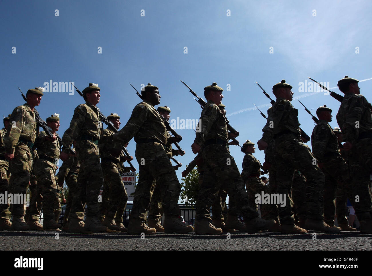 The royal regiment of scotland 2 scots hi-res stock photography and ...