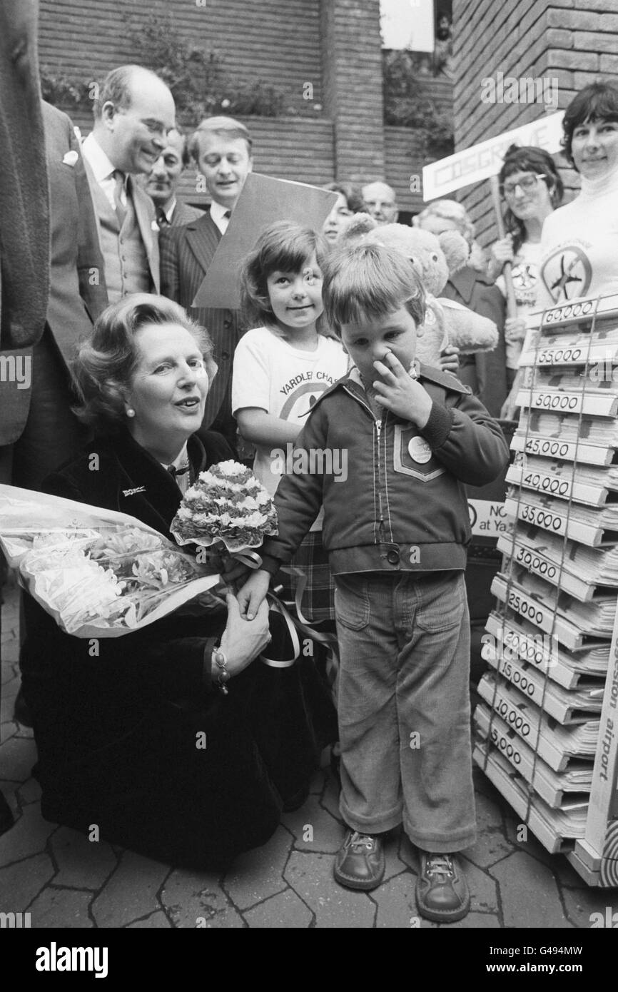 Margaret thatcher in milton keynes hi-res stock photography and images ...