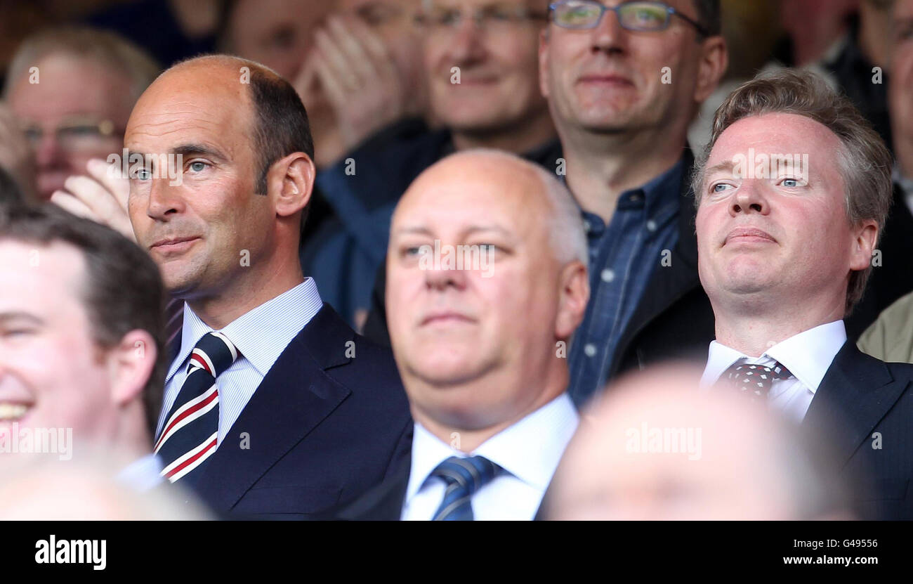 Ranger's chief executive, Martin Bain and new owner Craig Whyte in the ...
