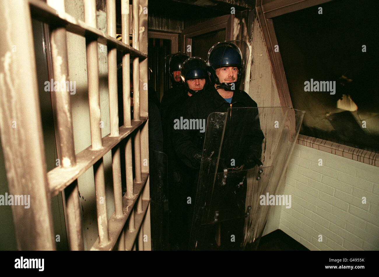 To move prisoners after a night of rioting hi-res stock photography and ...