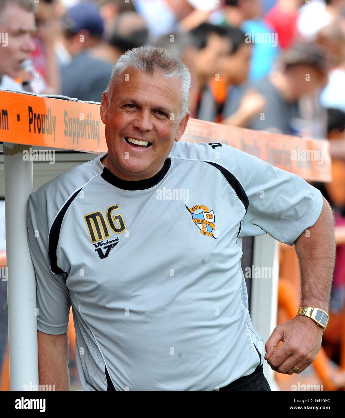 Port Vale Caretaker Team manager Mark Grew before the npower Football ...