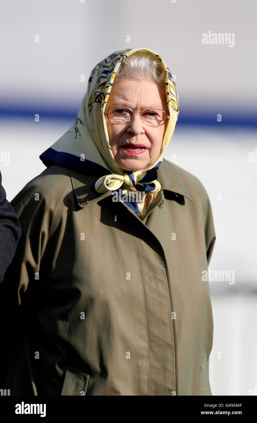 Queen Elizabeth II at the Royal Windsor Horse Show Stock Photo - Alamy