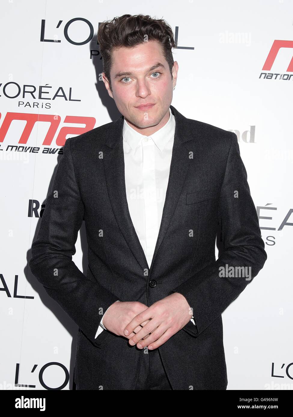 Matt horne arriving national movie awards wembley arena hi-res stock ...