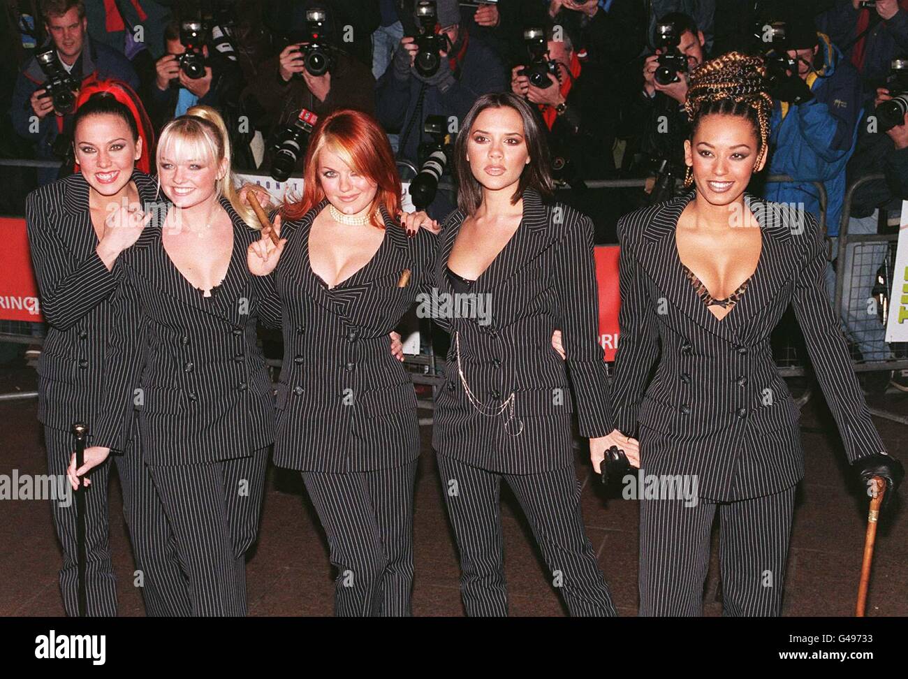 The Spice Girls arrive at the Empire, Leicester Square, for tonight's ...