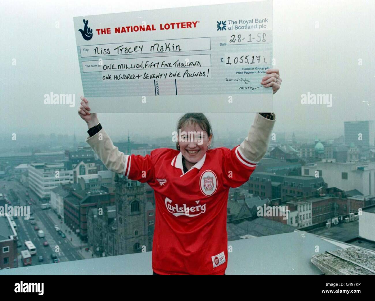 16-year-old 1 million lottery winner, Tracy Makin, from Glengormley, Co ...