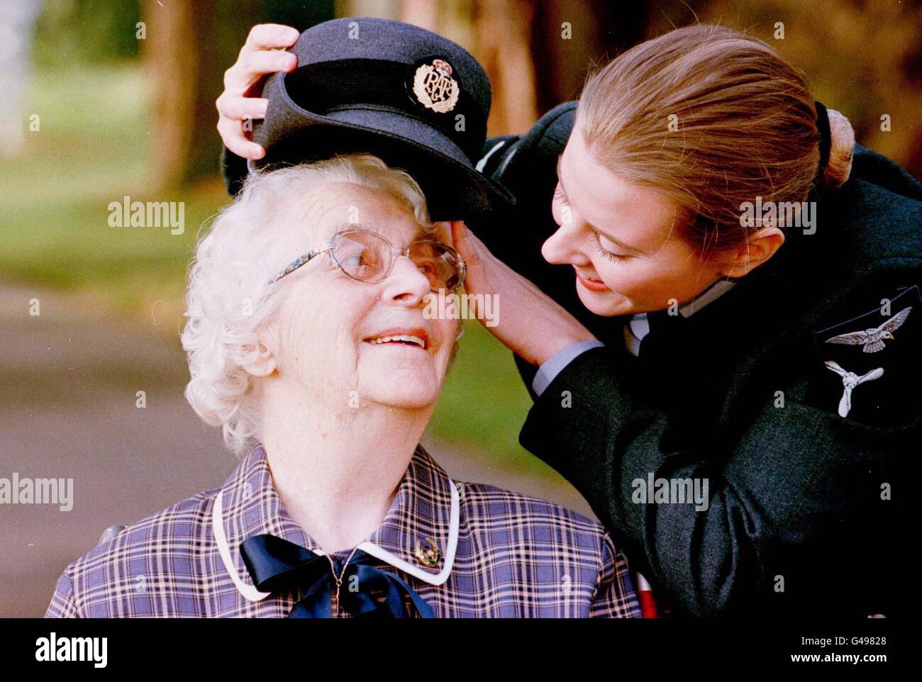 DEFENCE Edith and Victoria Stock Photo - Alamy