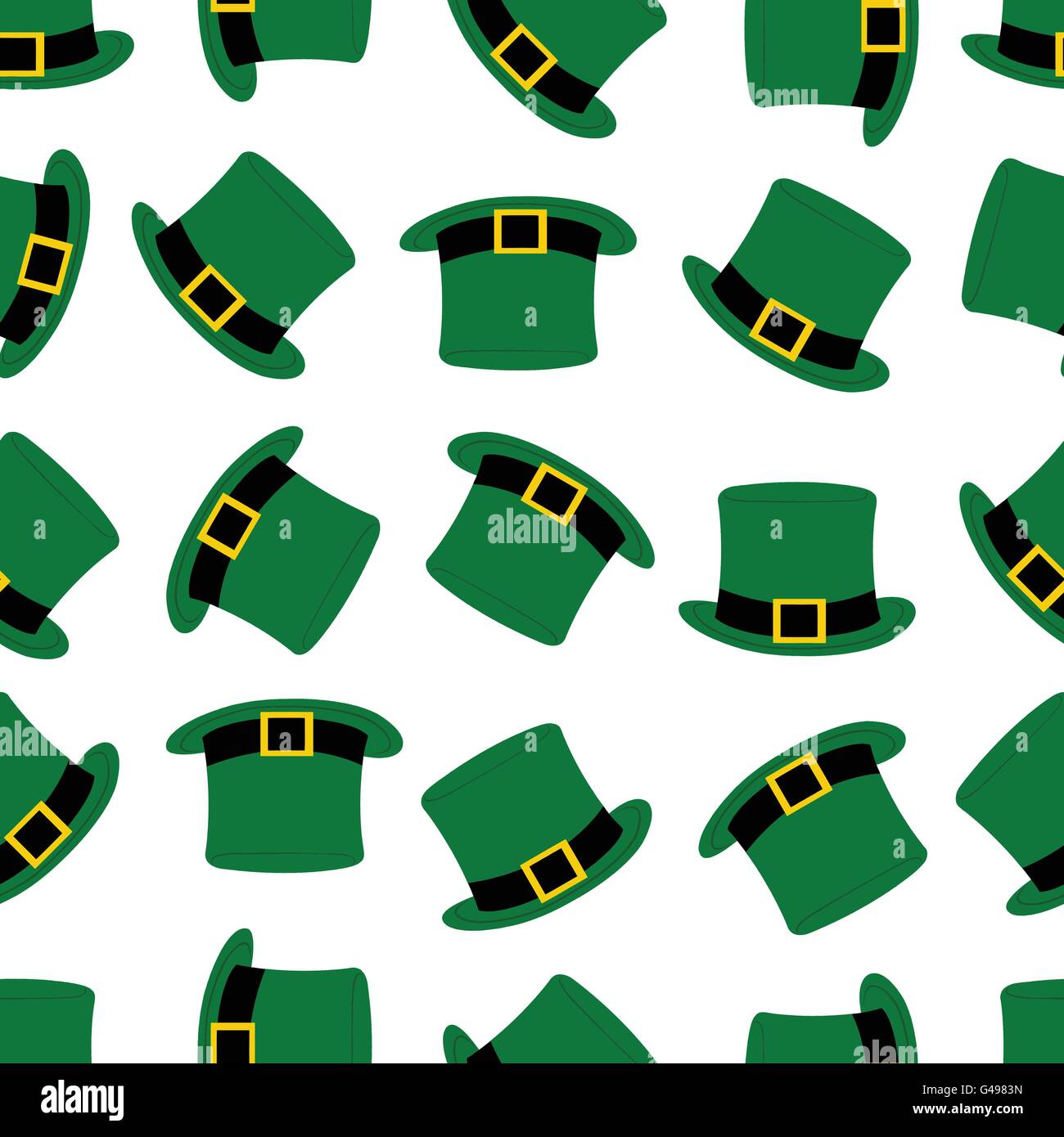 Seamless hats background isolated on white Stock Vector Image & Art - Alamy