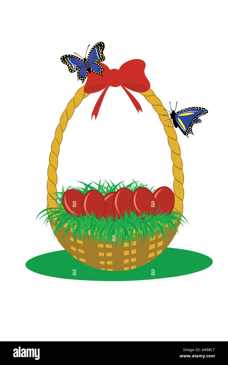 Colourful bow isolated on Stock Vector Images - Alamy