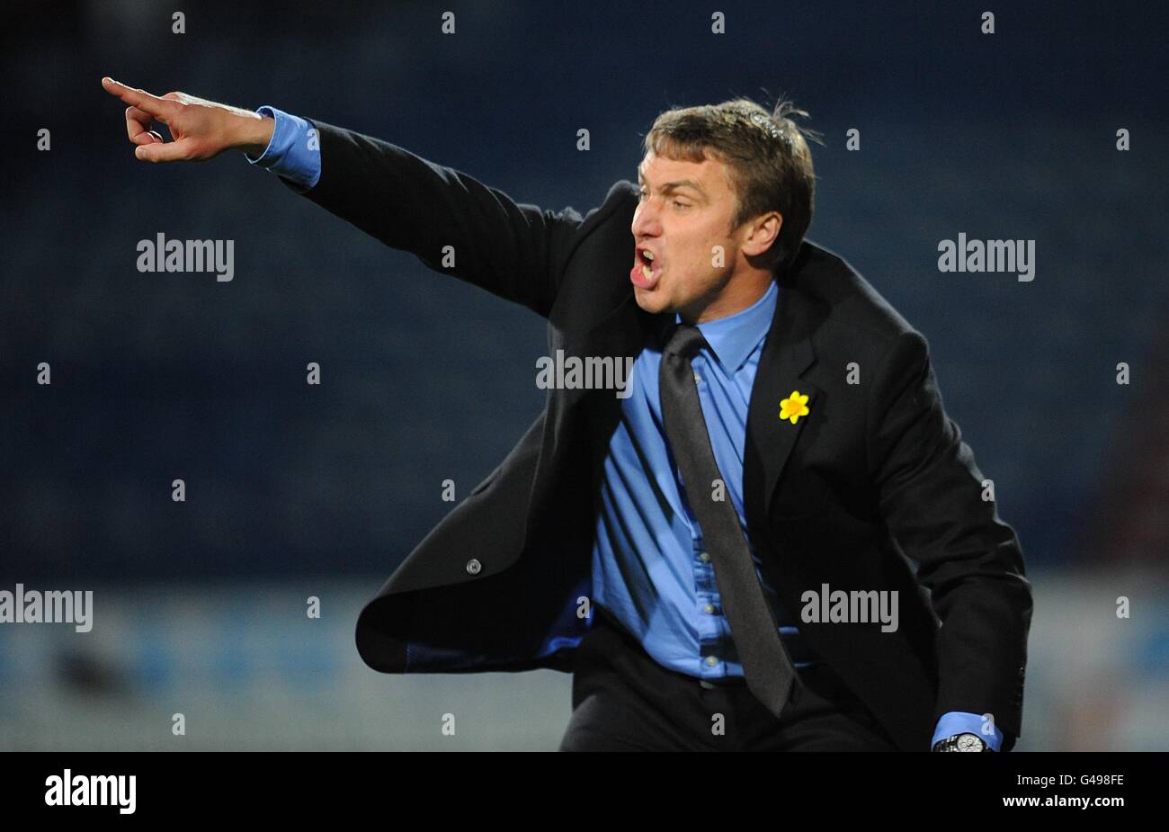 Angry football manager hi-res stock photography and images - Alamy