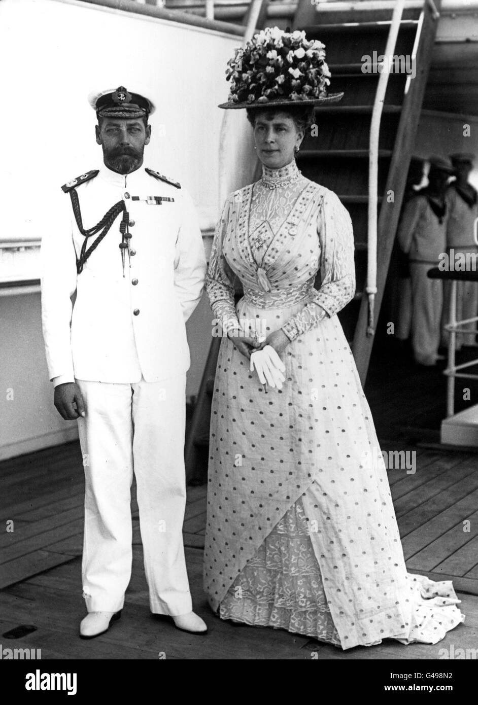 George v queen mary 1919 hi-res stock photography and images - Alamy