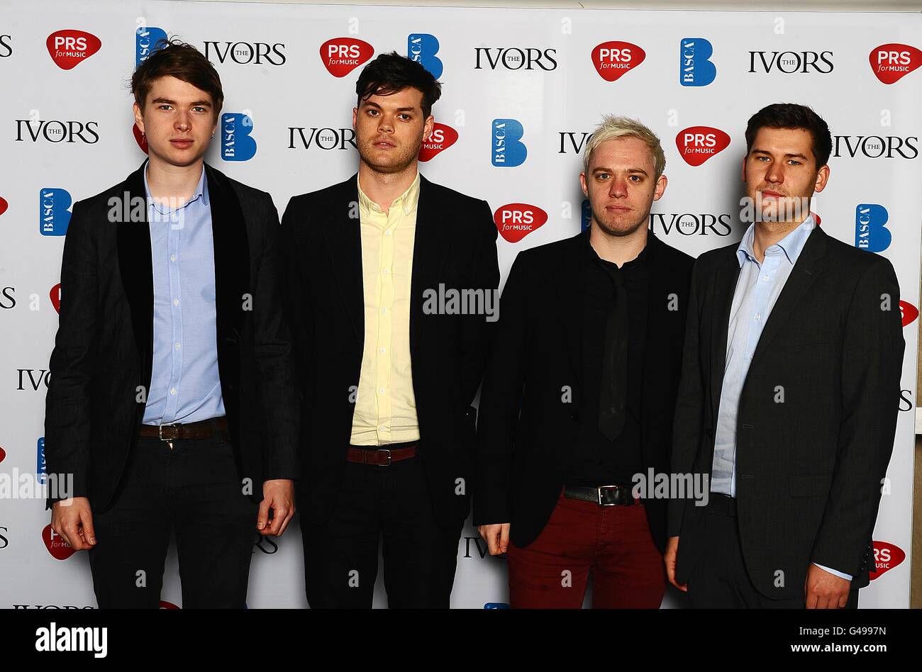 (L-R) Alex Robertshaw, Jeremy Pritchard, Jonathan Higgs and Michael ...