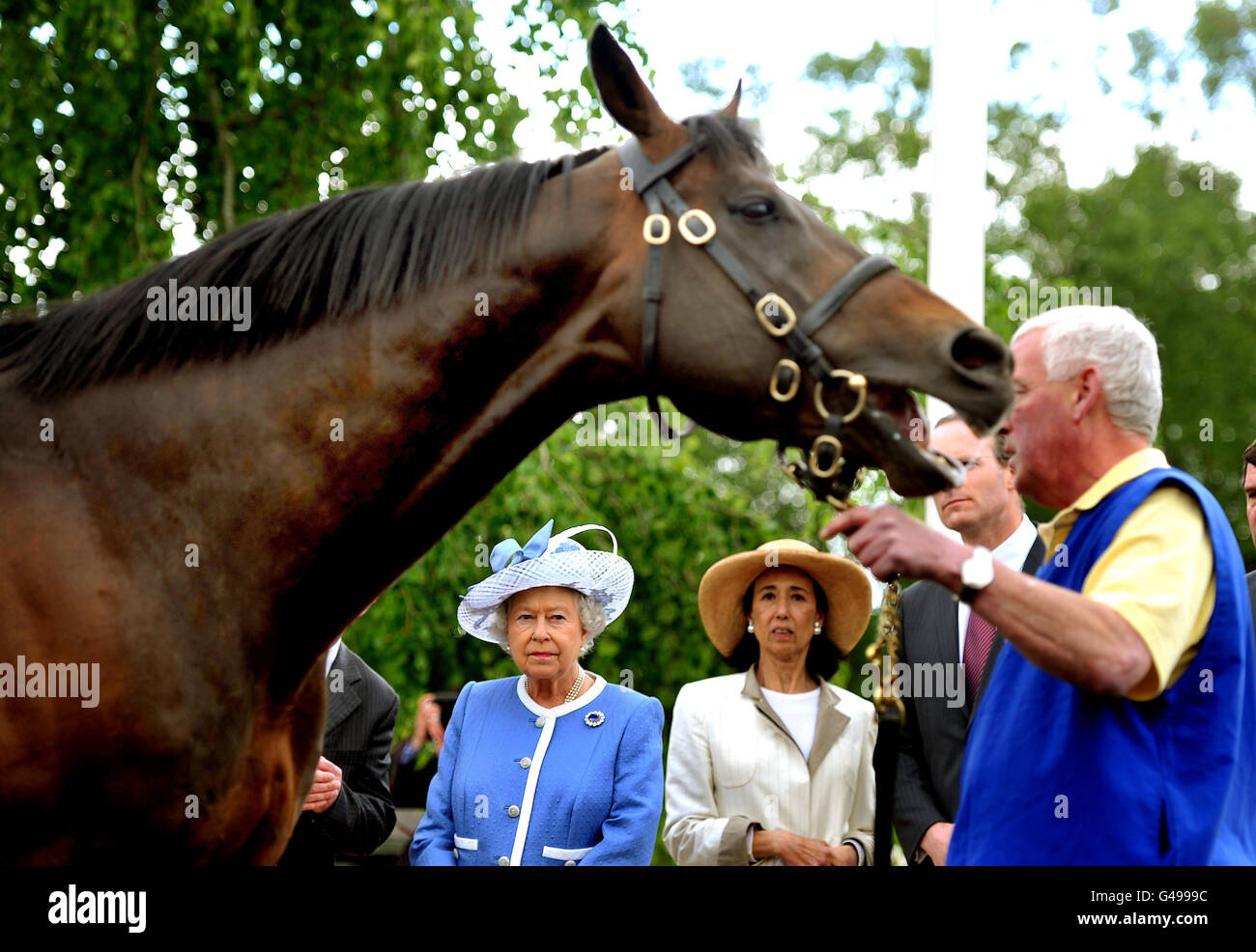 Queen Elizabeth II visits the Irish National Stud, one of Ireland's top ...