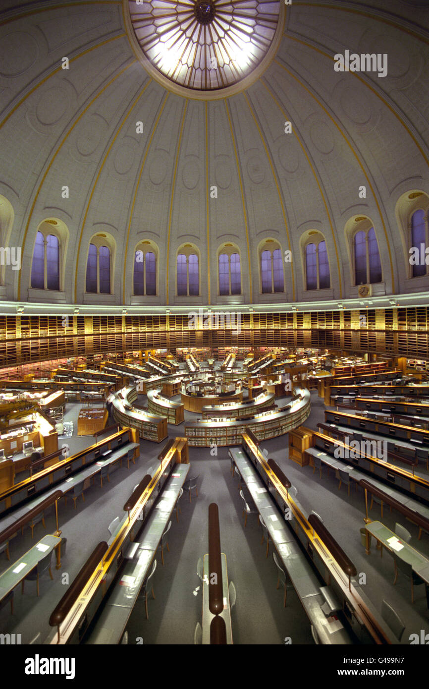British Museum Round Reading Room Stock Photo - Alamy