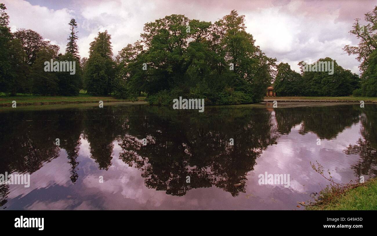 The Oval' at the Spencer family seat at Althorp in Northamptonshire ...