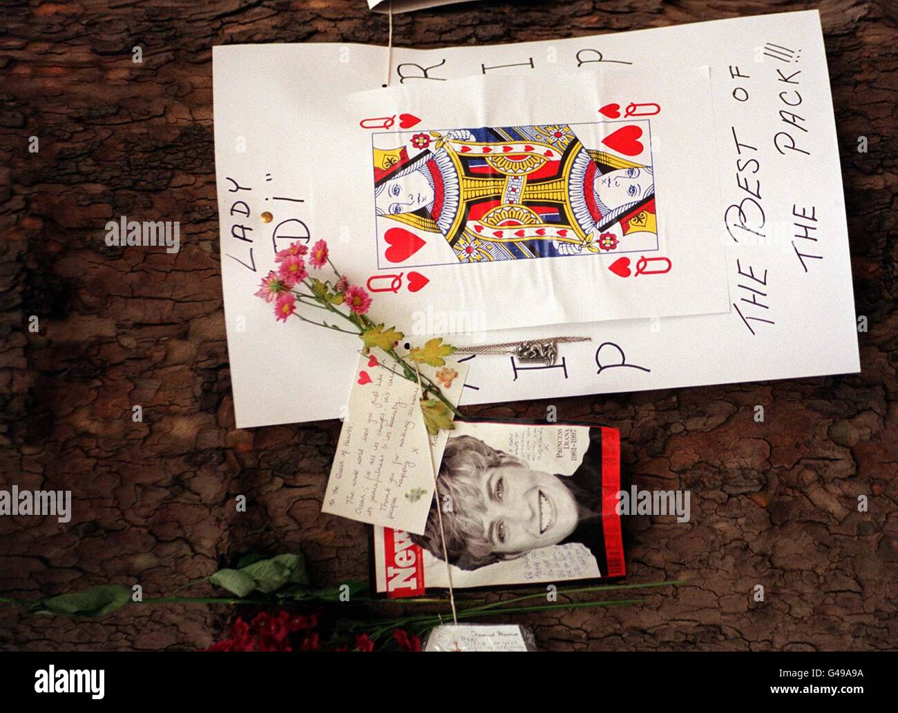 Princess diana funeral card hi-res stock photography and images - Alamy