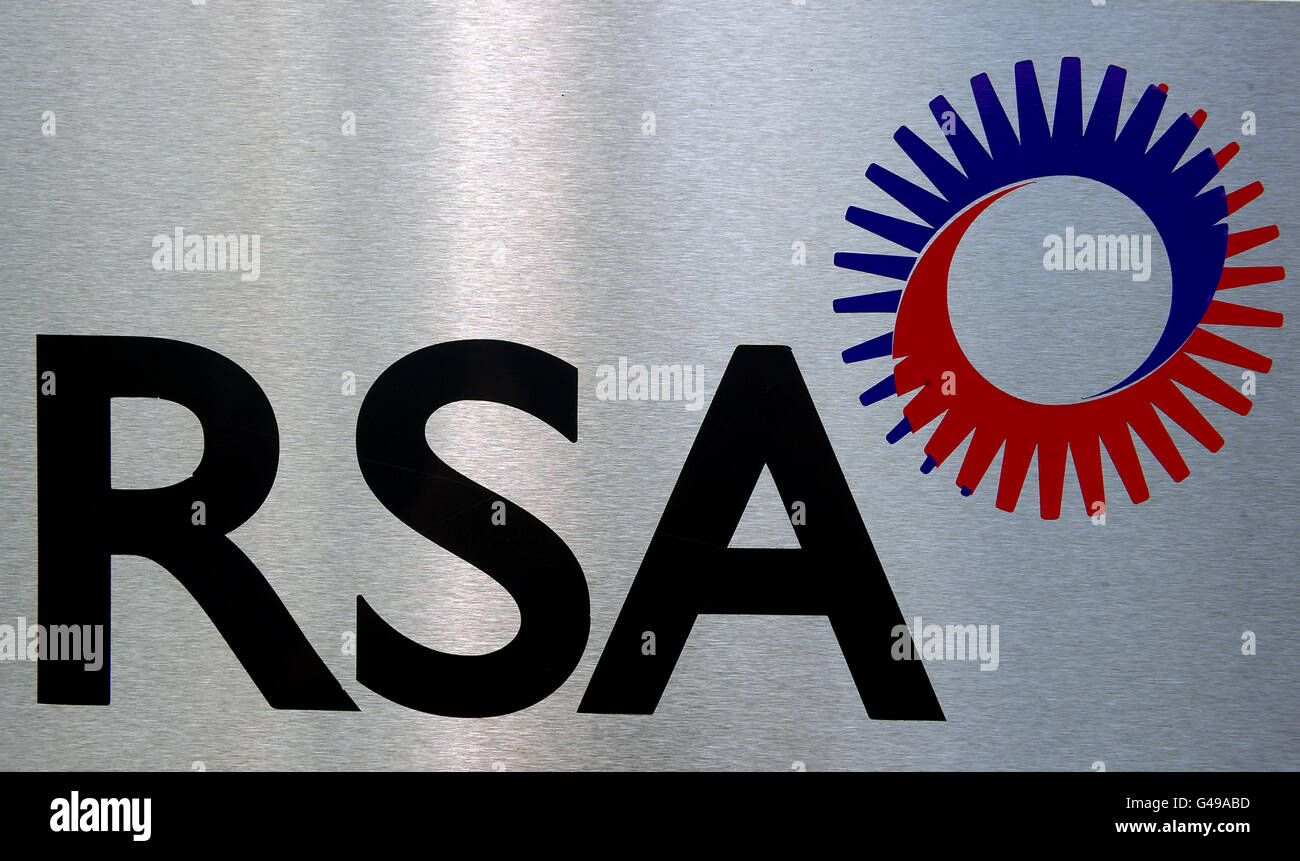 Signage at RSA Insuracne Group, Lynch Wood Park, Peterborough Stock ...