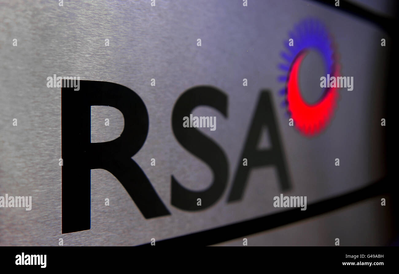 Signage at RSA Insuracne Group, Lynch Wood Park, Peterborough Stock ...