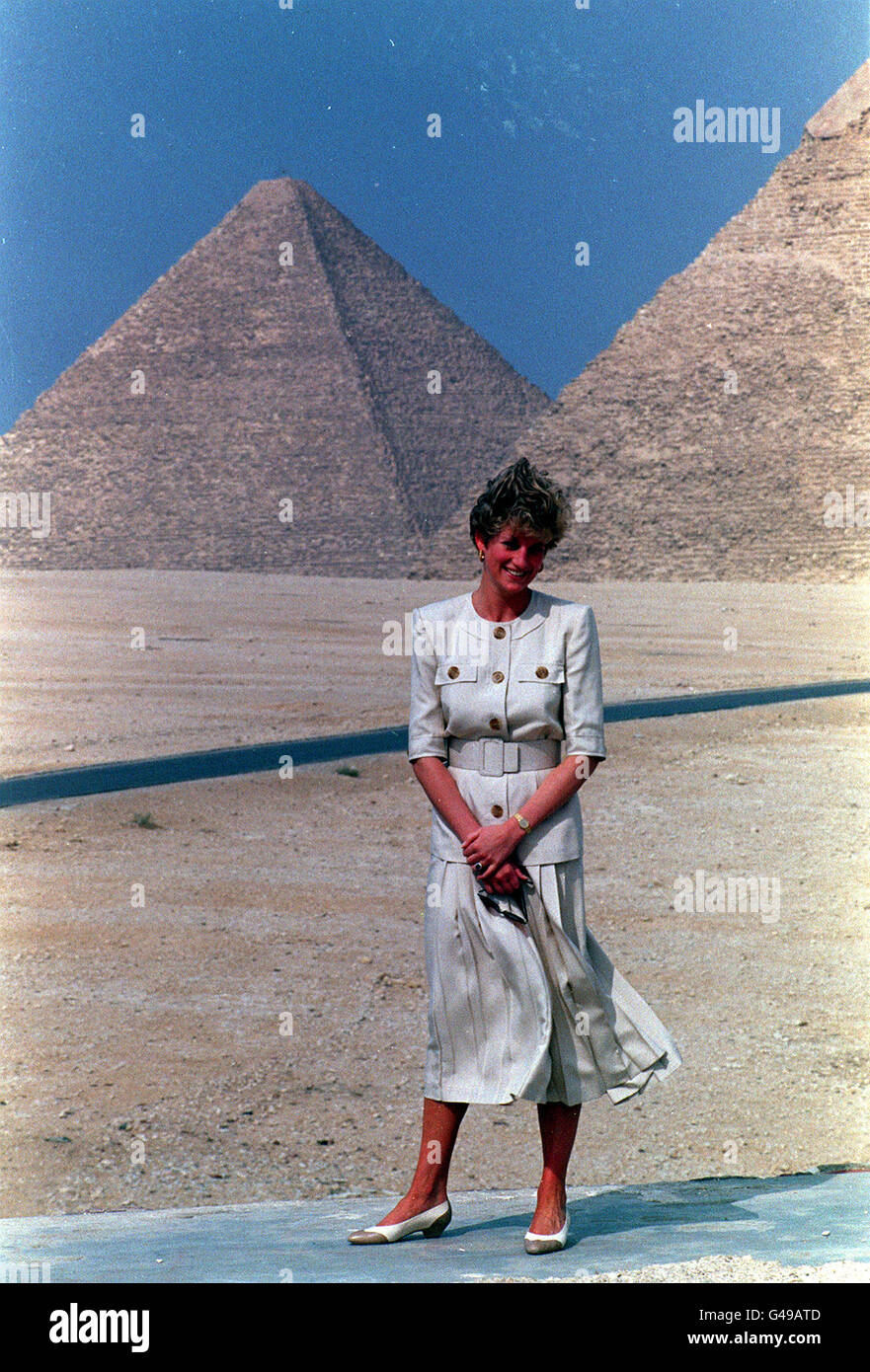 Princess Visits Giaza, Egypt Stock Photo - Alamy