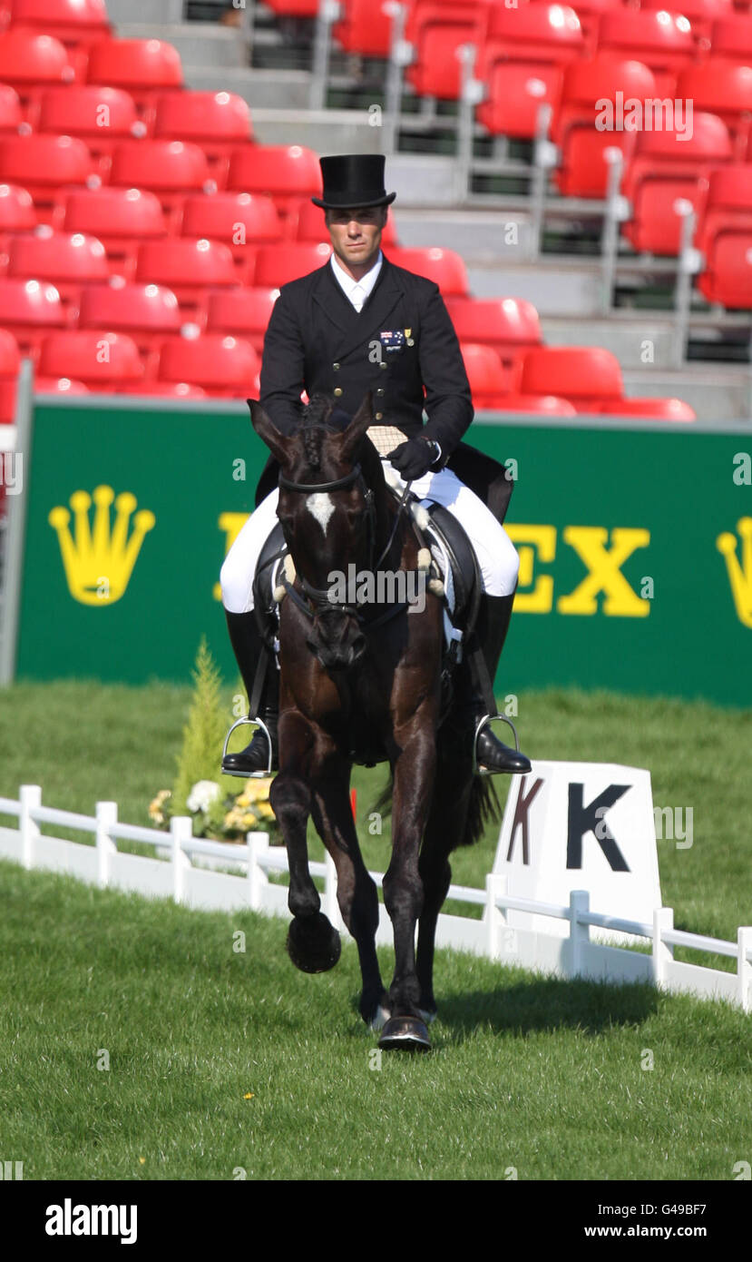 Australia's Paul Tapner riding Kilfinnie II competes in the morning ...