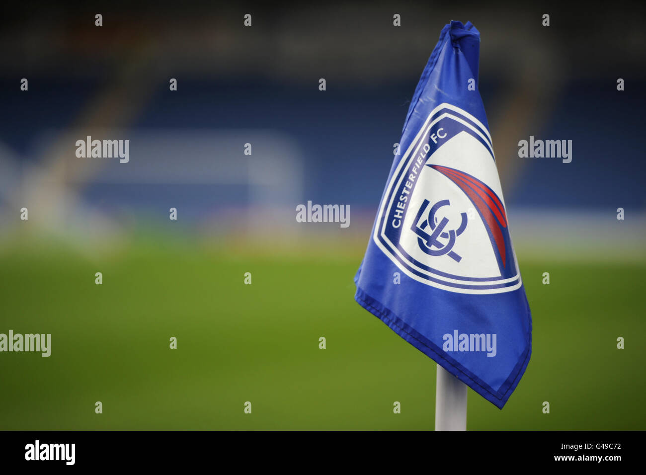 Corner flag at chesterfield hi-res stock photography and images - Alamy