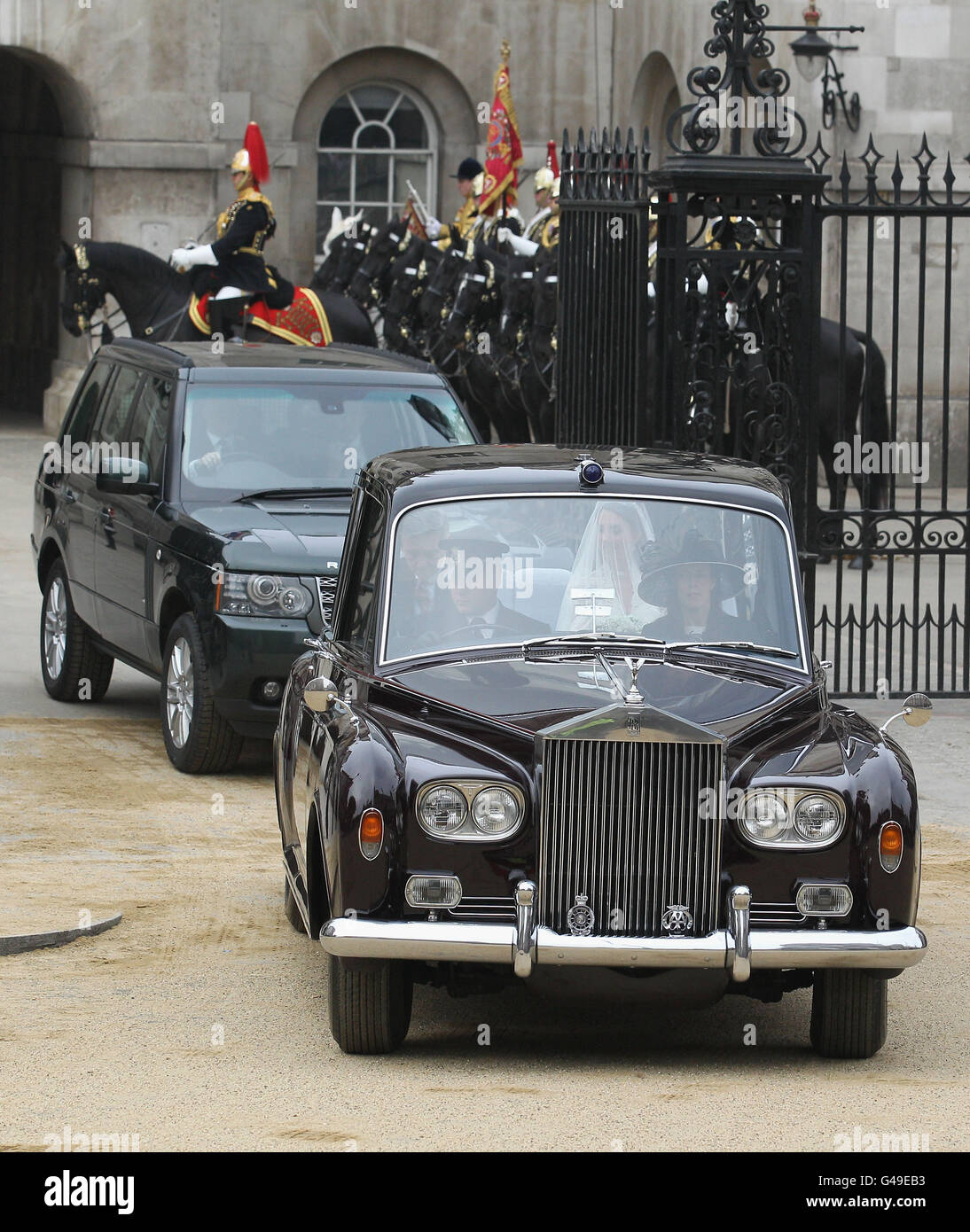 Kate Middleton and her father Michael Middleton make their way to ...