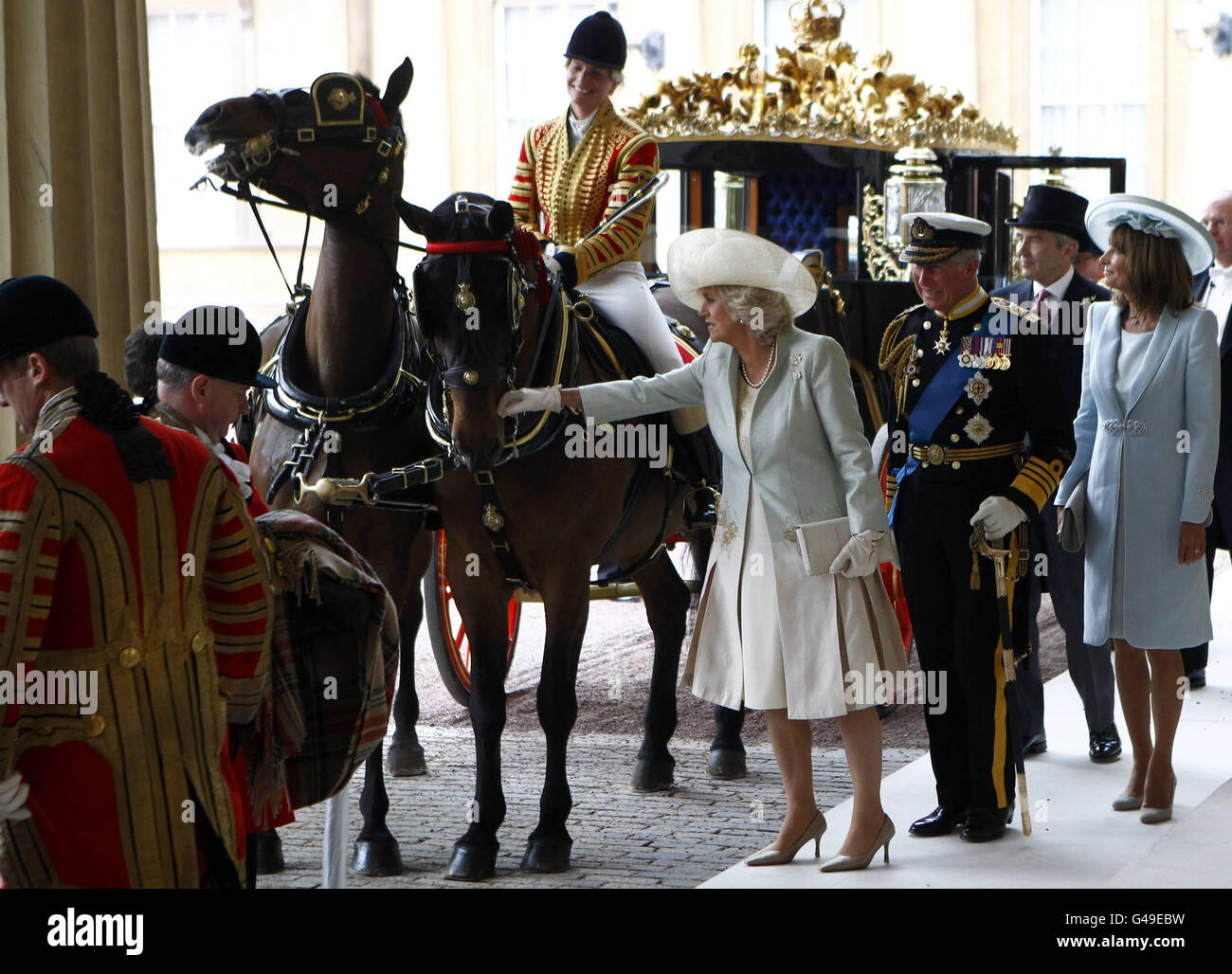 The Royal Wedding Stock Photo - Alamy