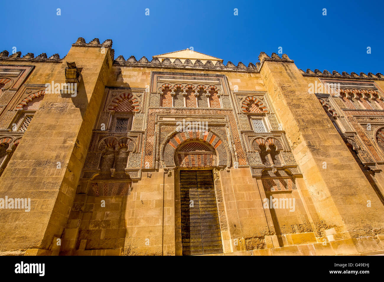 Mezquita Cathedral Arab Wall. Cordoba City Andalusia, Spain, Europe ...