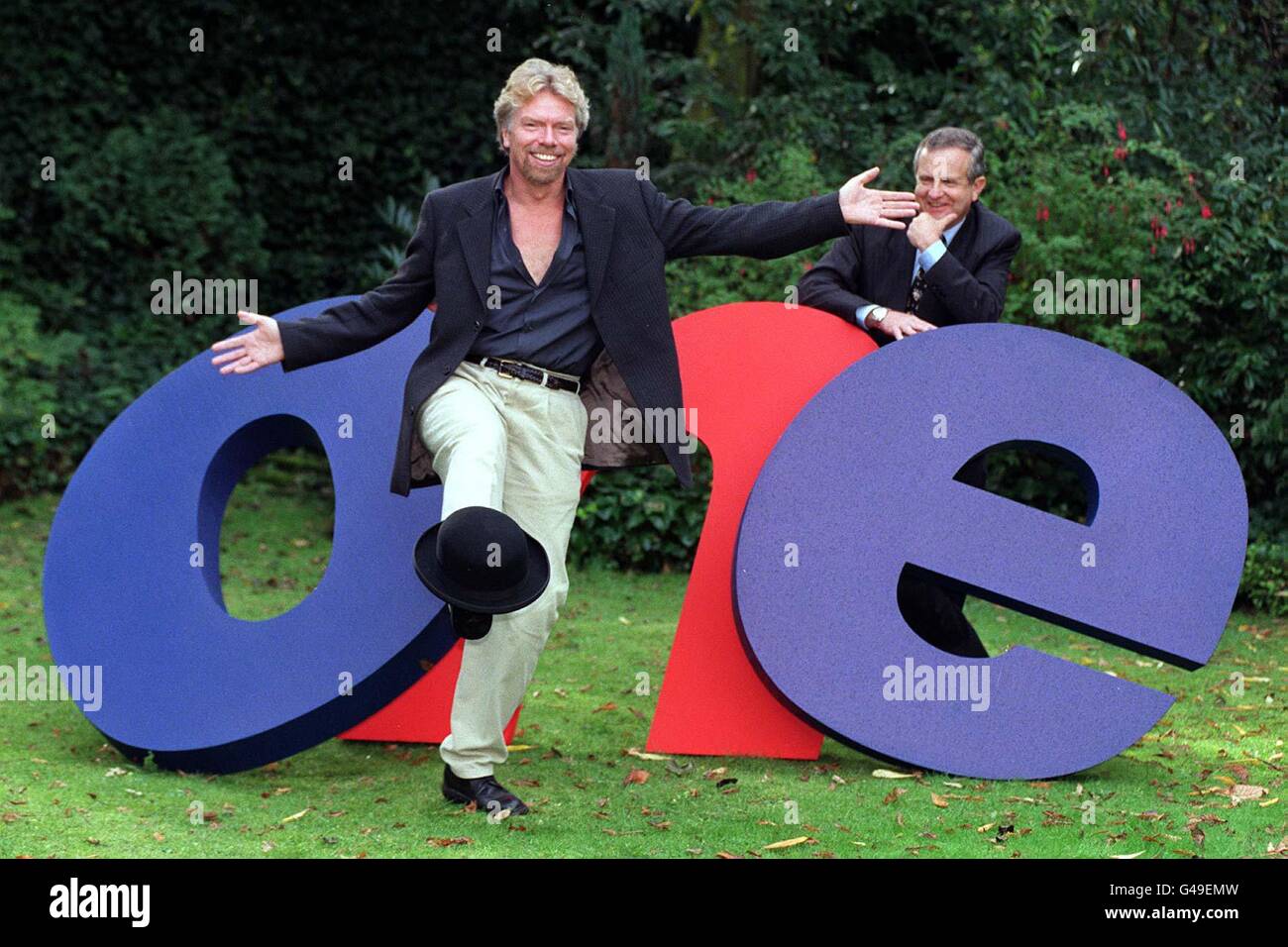 Virgin chief Richard Branson (left) and Royal Bank of Scotland chief ...