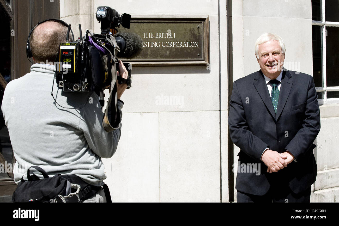 Lord patten outside broadcasting house hi-res stock photography and ...