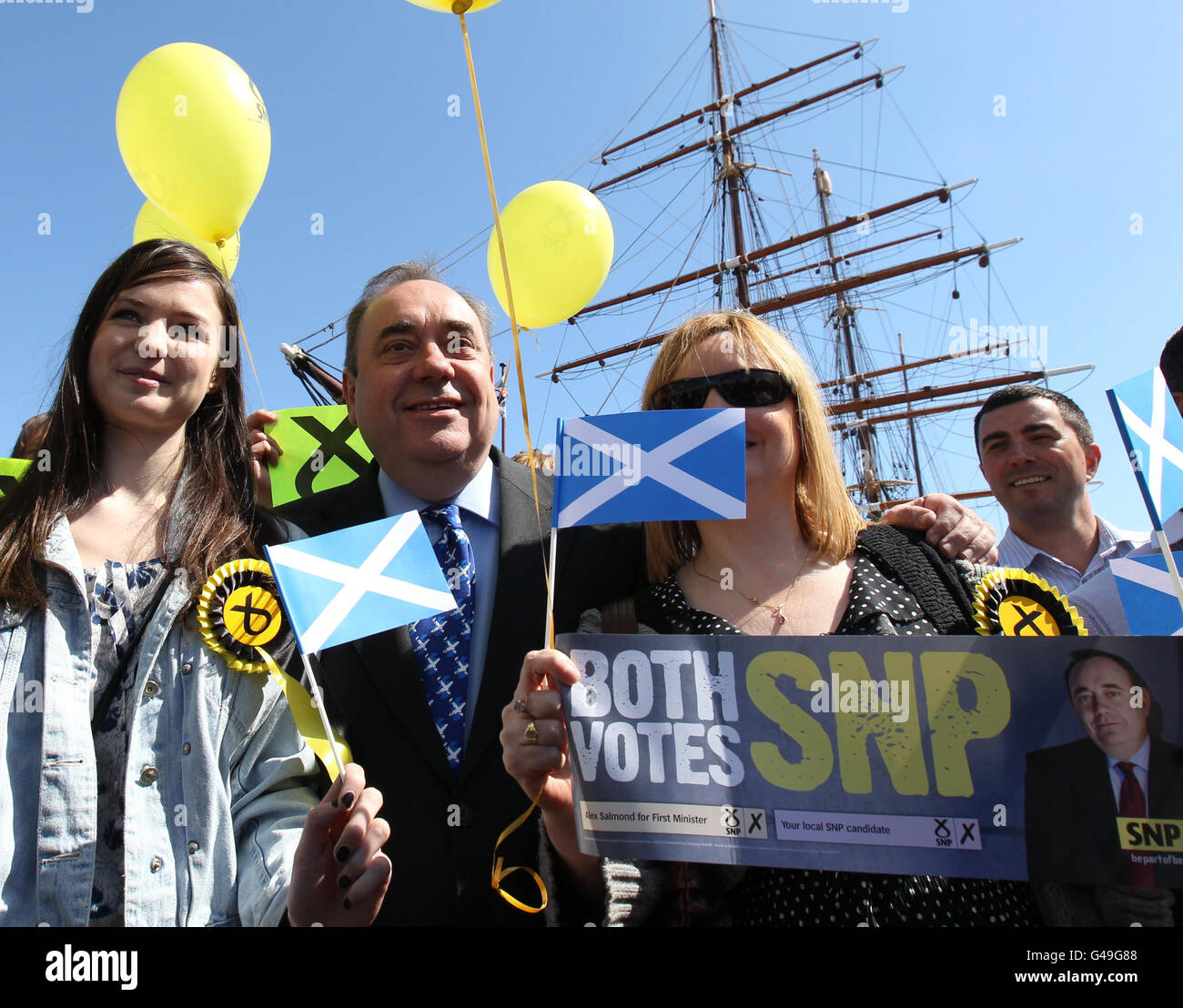 Scottish Parliament election campaign Stock Photo - Alamy