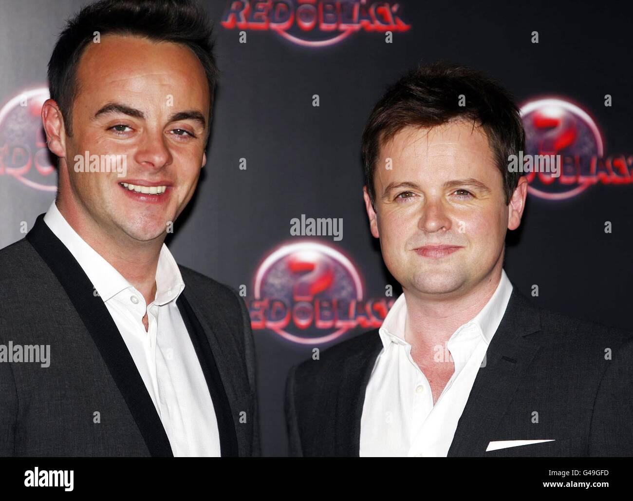 (left to right) Anthony McPartlin and Declan Donnelly (otherwise known ...