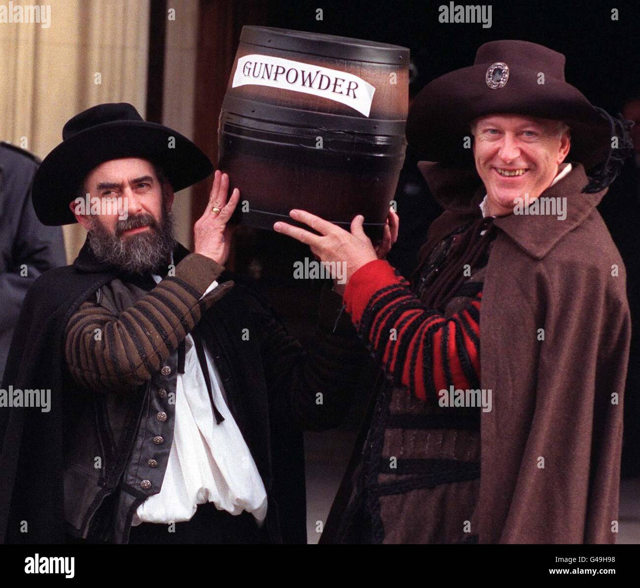 Tom Paterson (left) as Robert Catesby (one of Guy Fawkes conspirtors ...
