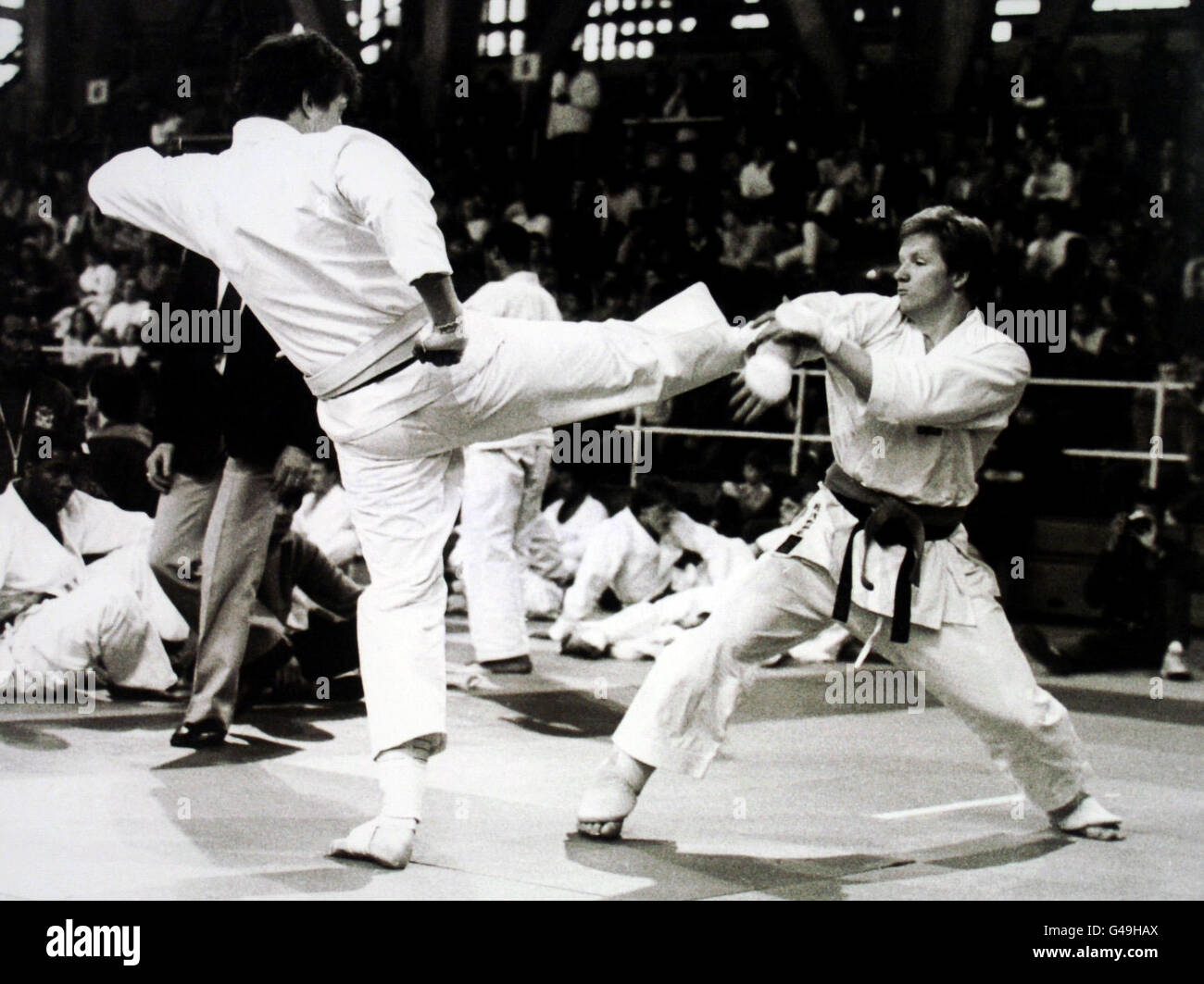 Karate - English National Karate Championship - Crystal Palace Stock ...