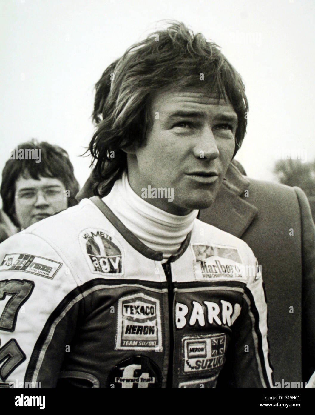 Barry sheene during john player transatlantic trophy at brands hatch hi ...