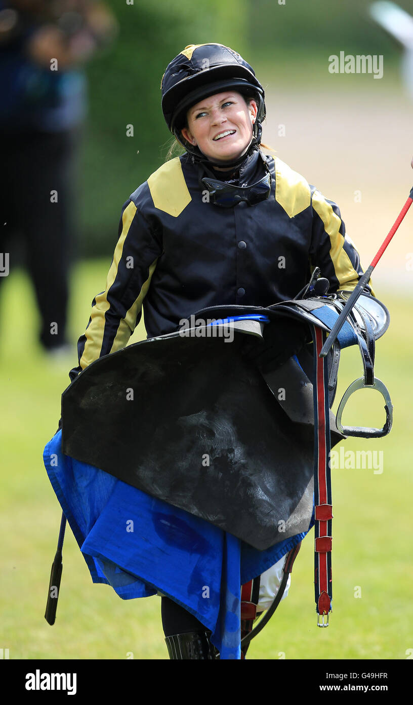 Horse Racing - TFI Friday - Nottingham Racecourse. Jockey Rosie Jessop ...