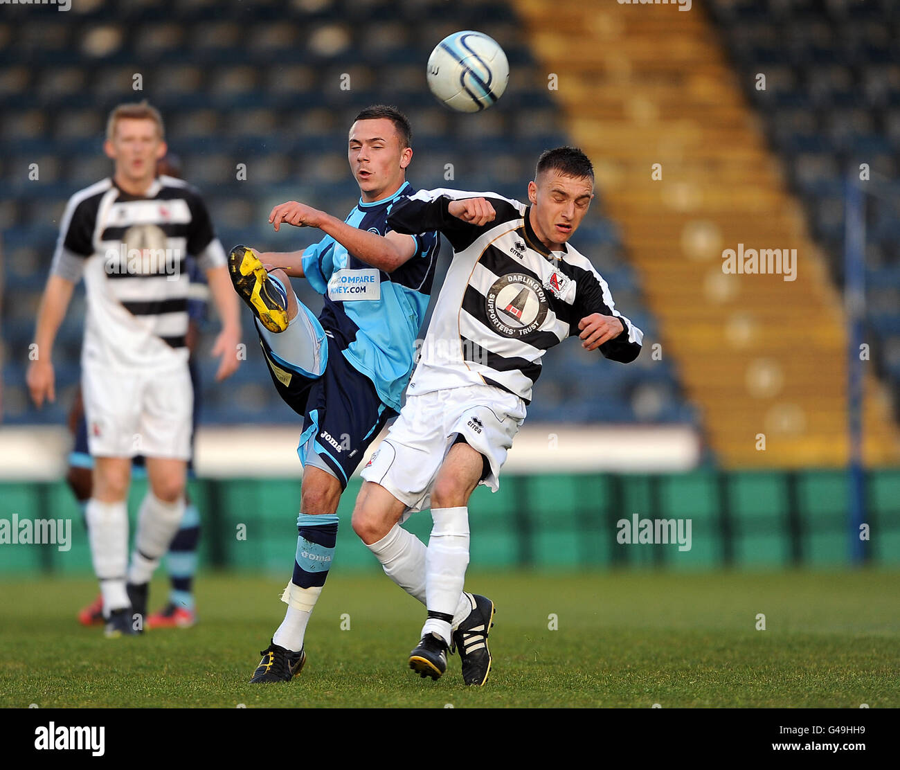 Action between wycombe wanderers hi-res stock photography and images ...
