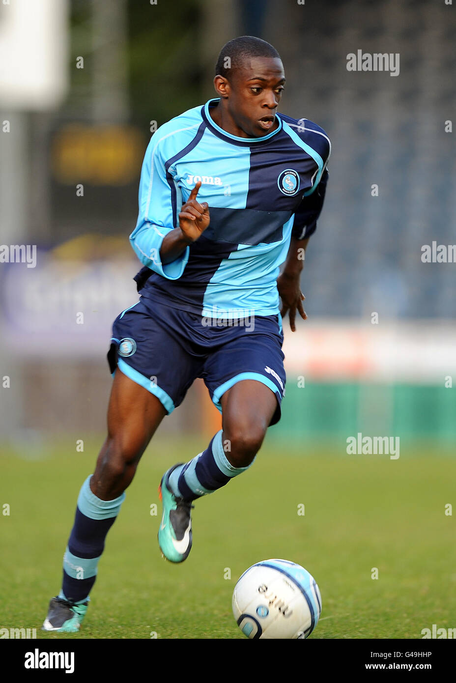 Action between wycombe wanderers hi-res stock photography and images ...
