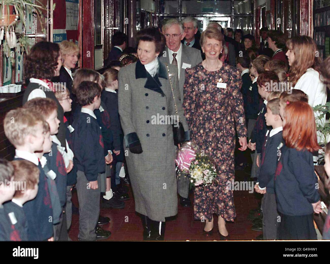 The princess royal leaves hilden integrated primary school hi-res stock ...