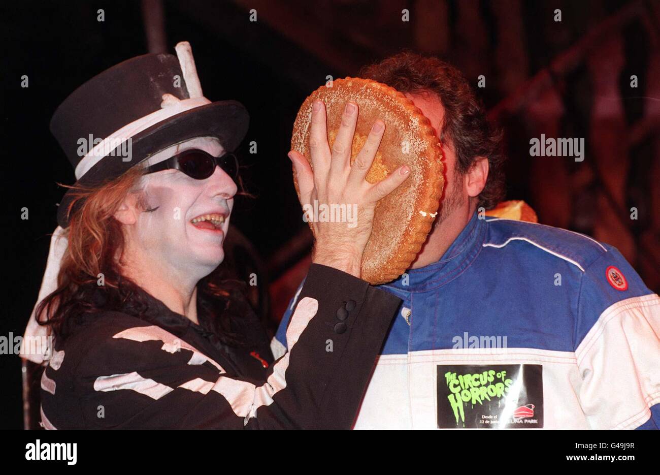 TV presenter Jeremy Beadle, famed for his practical jokes, receives a ...