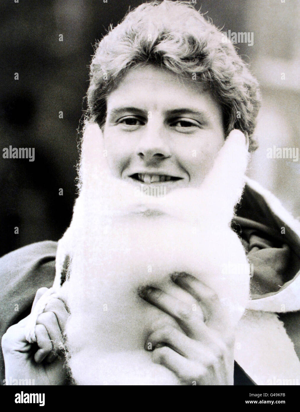 Steve Cram at the Whittington Hospital where he came dressed as Santa ...
